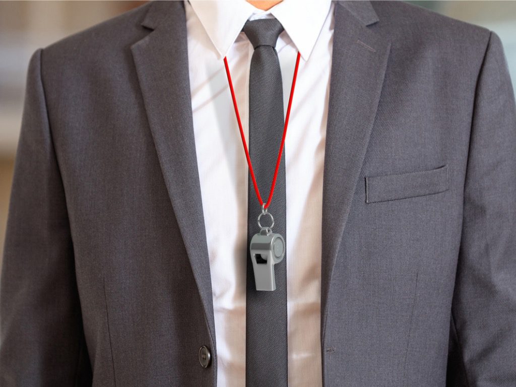 man-in-suit-wearing-a-whistle-with-red-string-3d-illustration - Today's ...